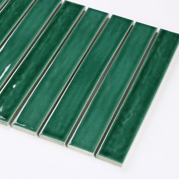 28x214mm Ripple Strip Porcelain Mosaic ZGF8201-