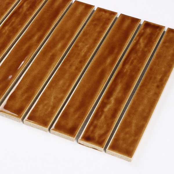 28x214mm Ripple Strip Porcelain Mosaic ZGF8201-